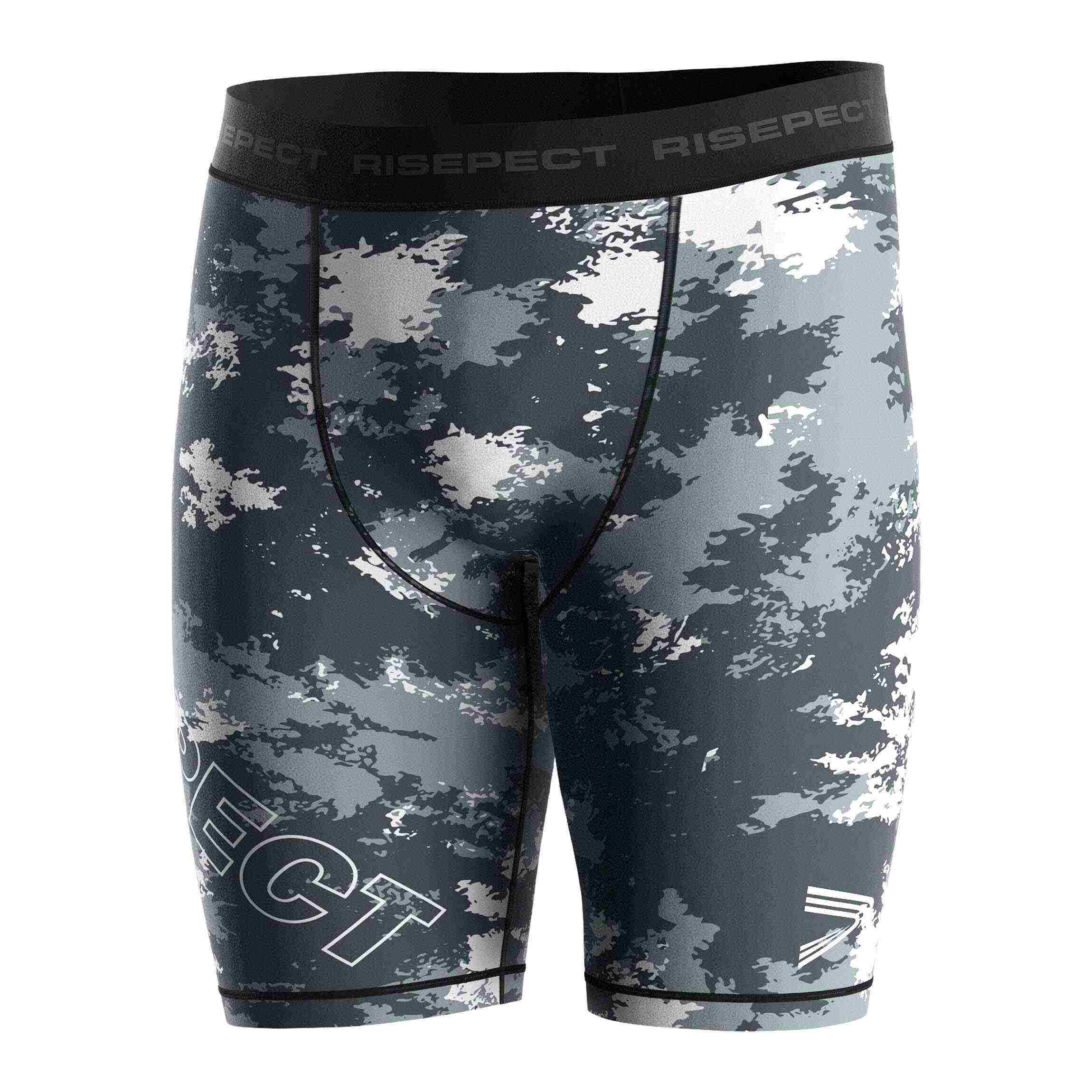Mens Tight Gym Blank Basketball Men Sport Compression Shorts