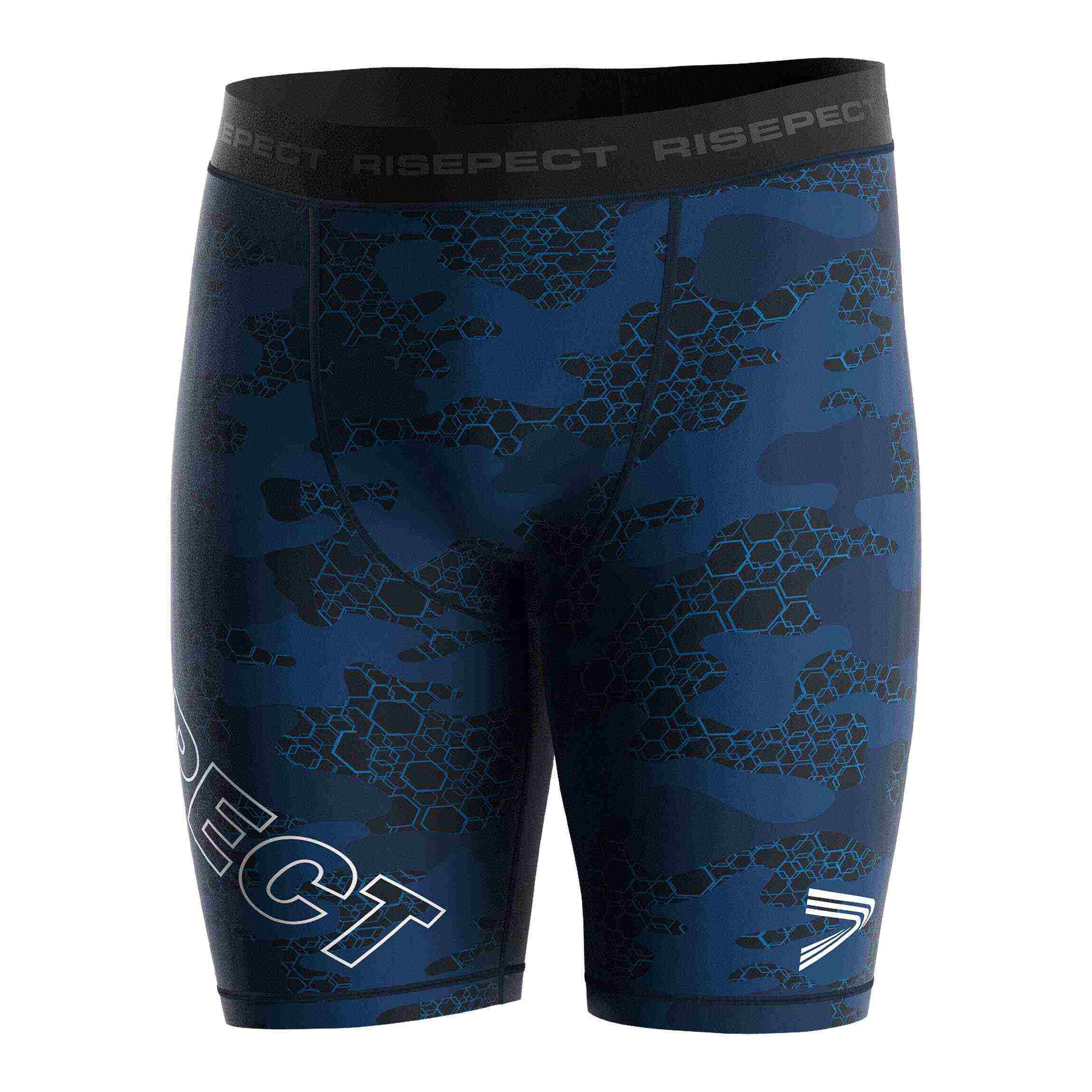 Half Tight Basketball Design Compression Tights Shorts Men
