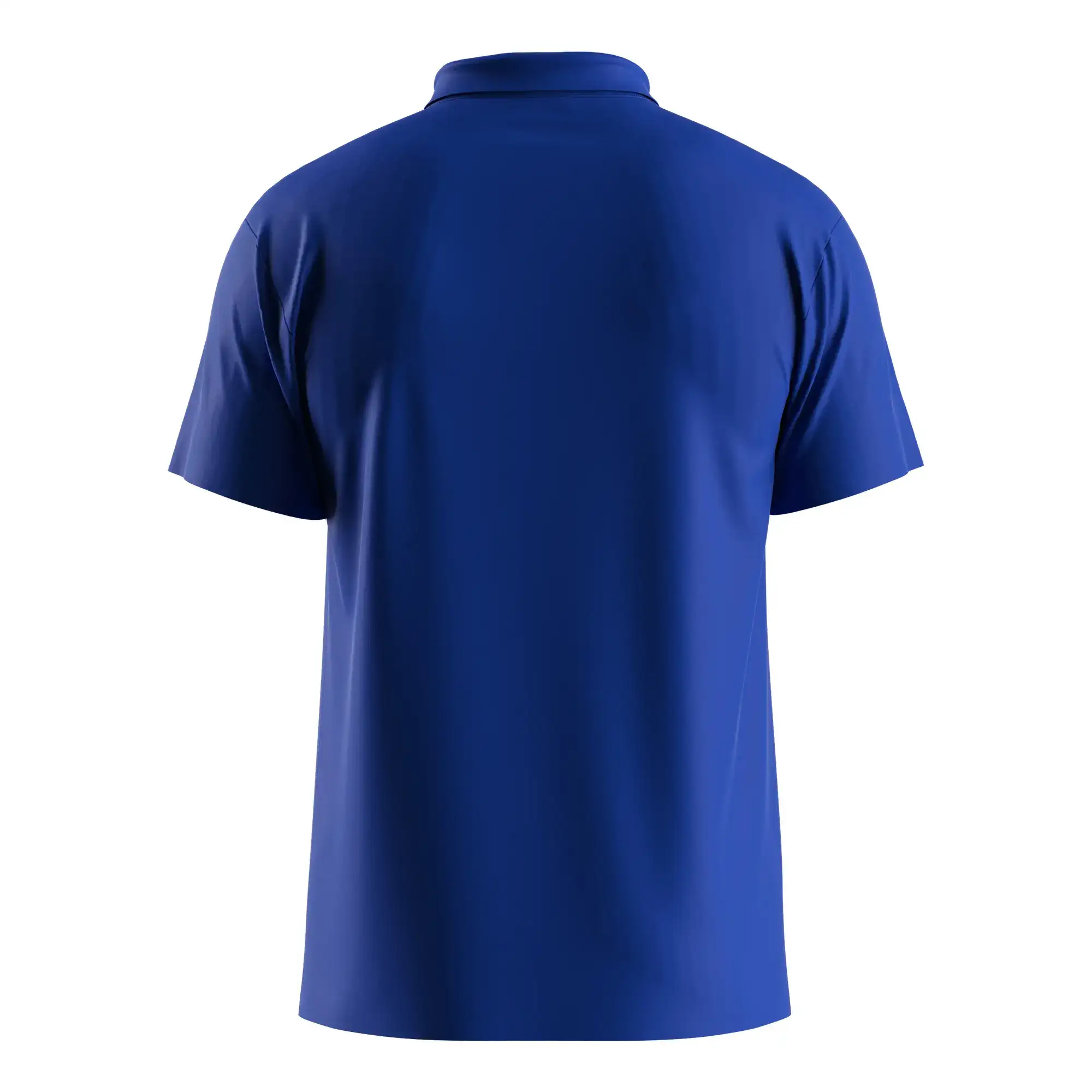 Royal Blue Heat-bond Golf Polo Short Sleeve Elite Team Apparel